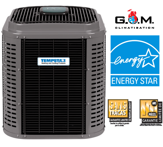 Installation thermopompe tempstarchauffage climatisation montreal